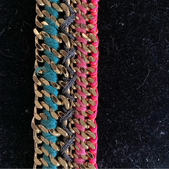 Victoria's Secret | Jewelry | Gold And Pink Chain Bracelet Victoria ...